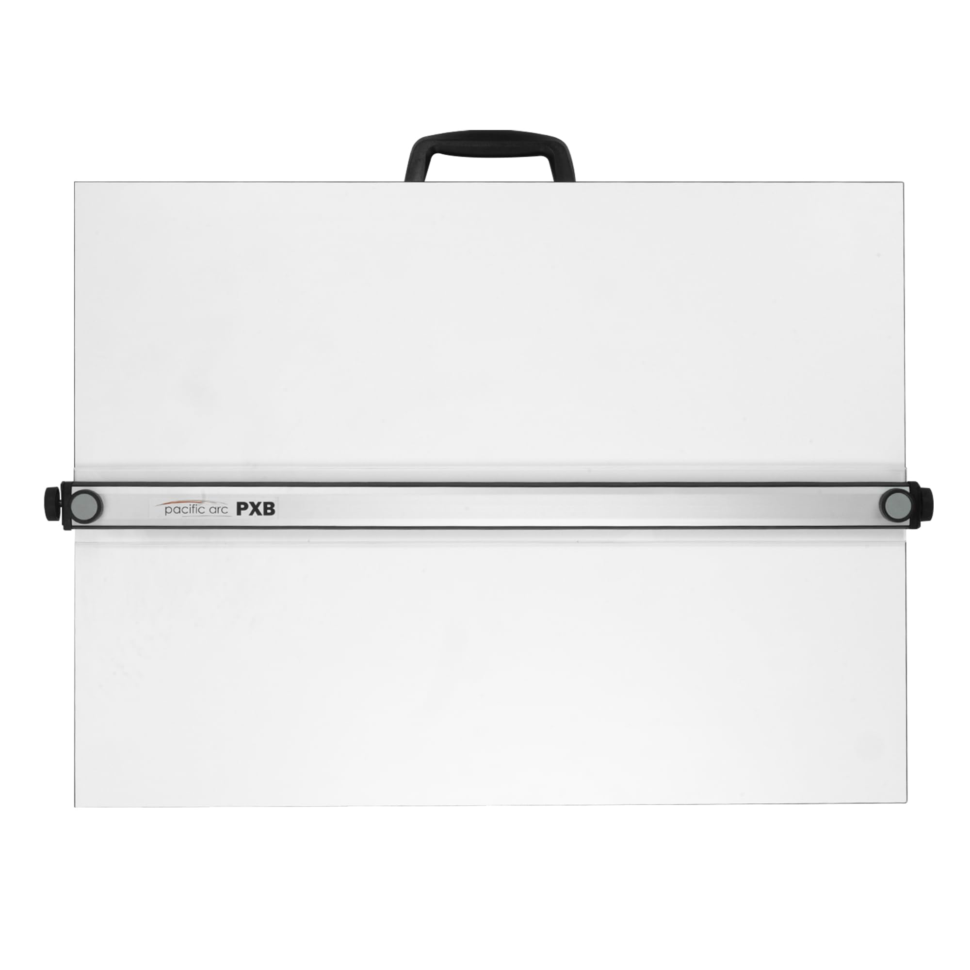 Pacific Arc Table Top Drawing Board with Parallel Bar, White, 30 inches by 42 inches