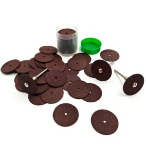 140Pcs Resin Cutting Disc 1 inch Rotary Tool Cut Off Wheel and 4Pcs Mandrels