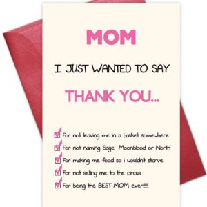 Funny Mother's Day card, Happy Mother's Day Greeting Cards, Mother's Day Gift, Birthday Card for Mom