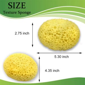 Knockdown Texture Sponge, 3 Pack Drywall Texture Patch Sponge, Ceiling Texture Sponge for Drywall Patch, Drywall Repair, DIY Painting Ceiling