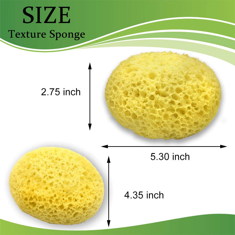 Knockdown Texture Sponge, 3 Pack Drywall Texture Patch Sponge, Ceiling Texture Sponge for Drywall Patch, Drywall Repair, DIY Painting Ceiling