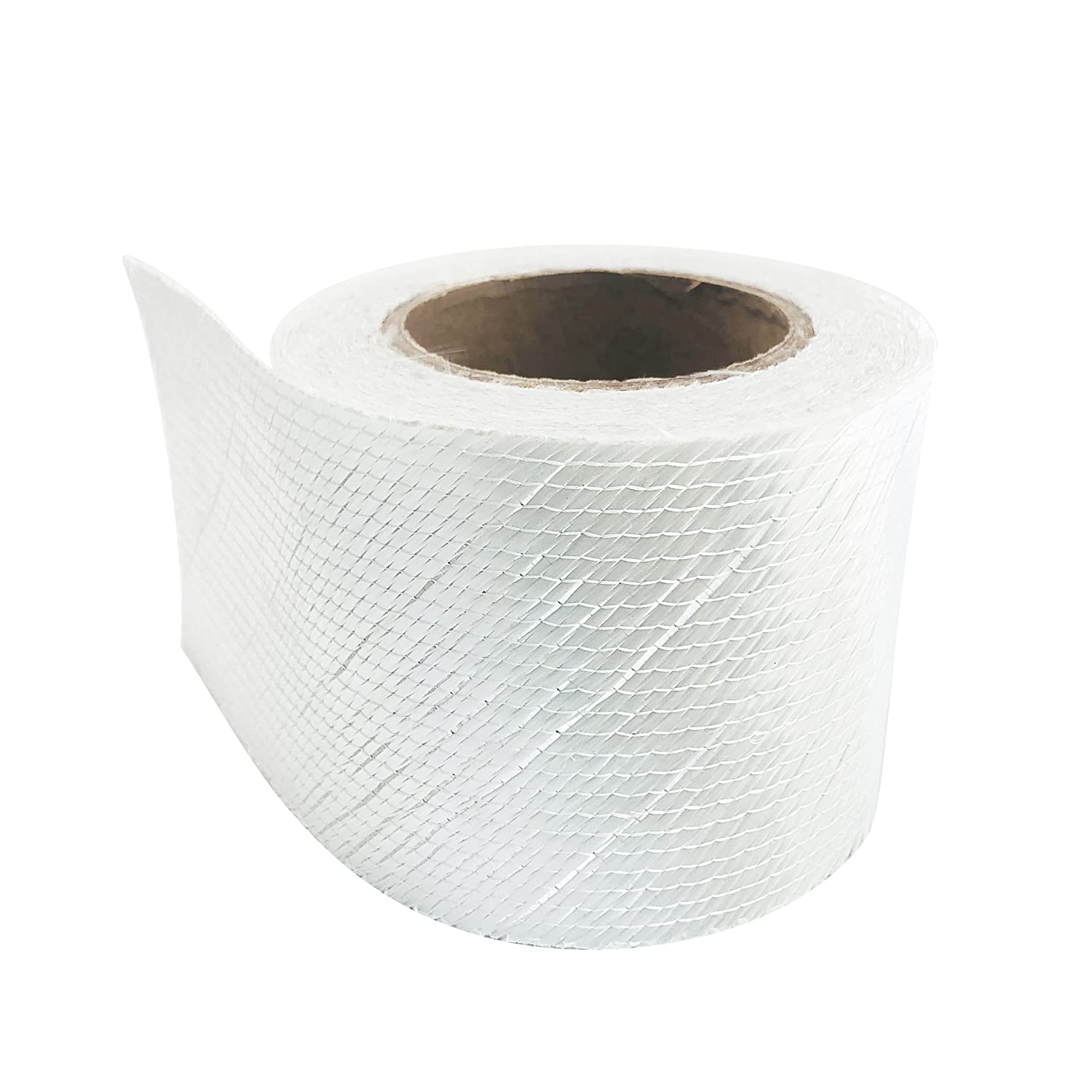 SIMPLYHARDWARE 1708 Fiberglass Cloth Tape | 4" Wide by 10 Yards (4 inch 1708 Fiberglass)