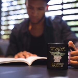 Youda Best Mug - FathersDay Mugs for Dad Star Wars Dad Mug, Valentines Day Mugs for Boyfriend | Baby Youda Best Dad Ever Coffee Mug Gift for Star Wars Fans | Daddy Star Wars Gift for Father (Youda)