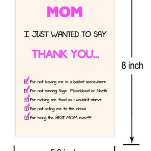 Funny Mother's Day card, Happy Mother's Day Greeting Cards, Mother's Day Gift, Birthday Card for Mom