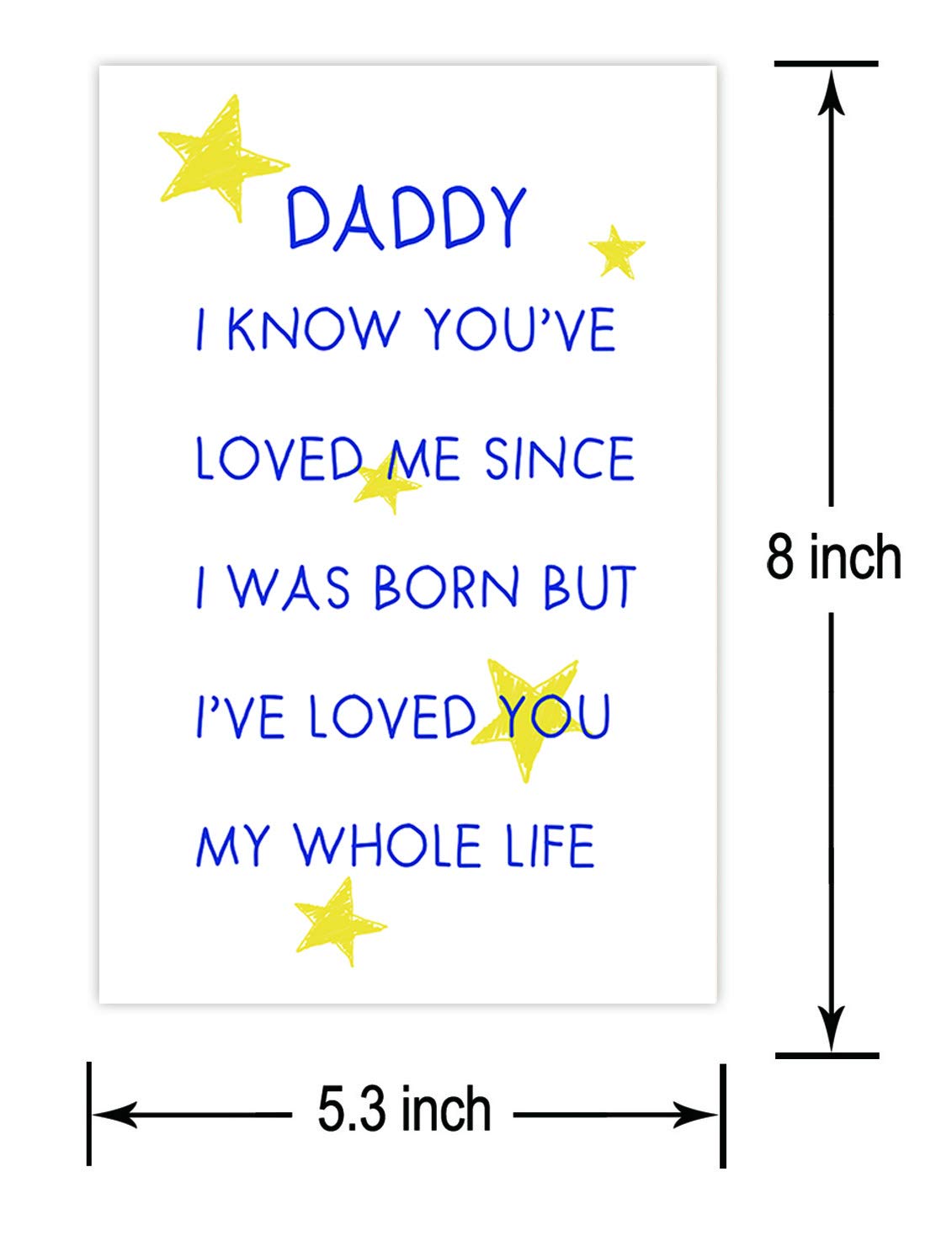 Funny Love Card for Dad, Father's Day Card, Fathers Day Card, Funny Card for Daddy, Birthday Card for Dad Daddy