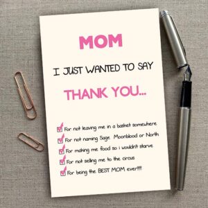 Funny Mother's Day card, Happy Mother's Day Greeting Cards, Mother's Day Gift, Birthday Card for Mom