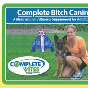 CompleteVites Complete Bitch Canine - Prenatal Supplement for Medium and Large Dogs. A Must for Your whelping Supplies. 47 nutrients-Providing The Best Dog Vitamins on The Market! 315 Grams