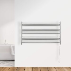 Ancona AN-5550 Amplia Dual 12-Bar Hardwired and Plug-in Towel Warmer in Chrome