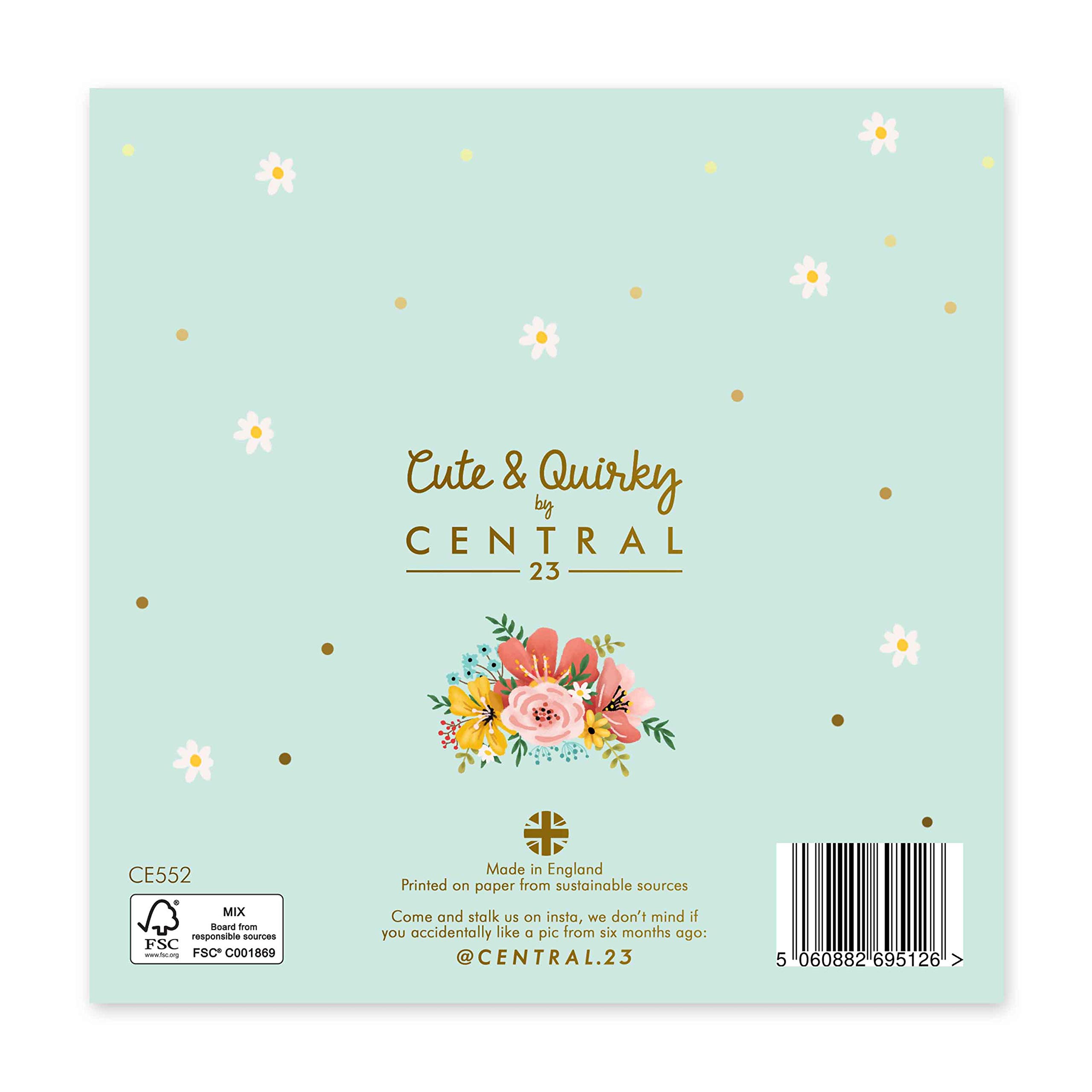 CENTRAL 23 - Cute 70th Birthday Card for Women - 'Seventy And Still Fabulous' - Sweet 70th Birthday Cards for Her - Cheeky 70th Birthday Cards for Men - Pretty Design - Comes with Fun Stickers