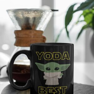 Youda Best Mug - FathersDay Mugs for Dad Star Wars Dad Mug, Valentines Day Mugs for Boyfriend | Baby Youda Best Dad Ever Coffee Mug Gift for Star Wars Fans | Daddy Star Wars Gift for Father (Youda)