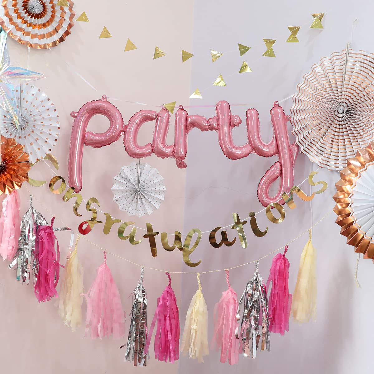 ebabyland Congratulation banner Gold - graduation party decorations 2022 Celebration Party Sign women Anniversary,Achievement Baby Shower Retirement opening birthday Party Decorations