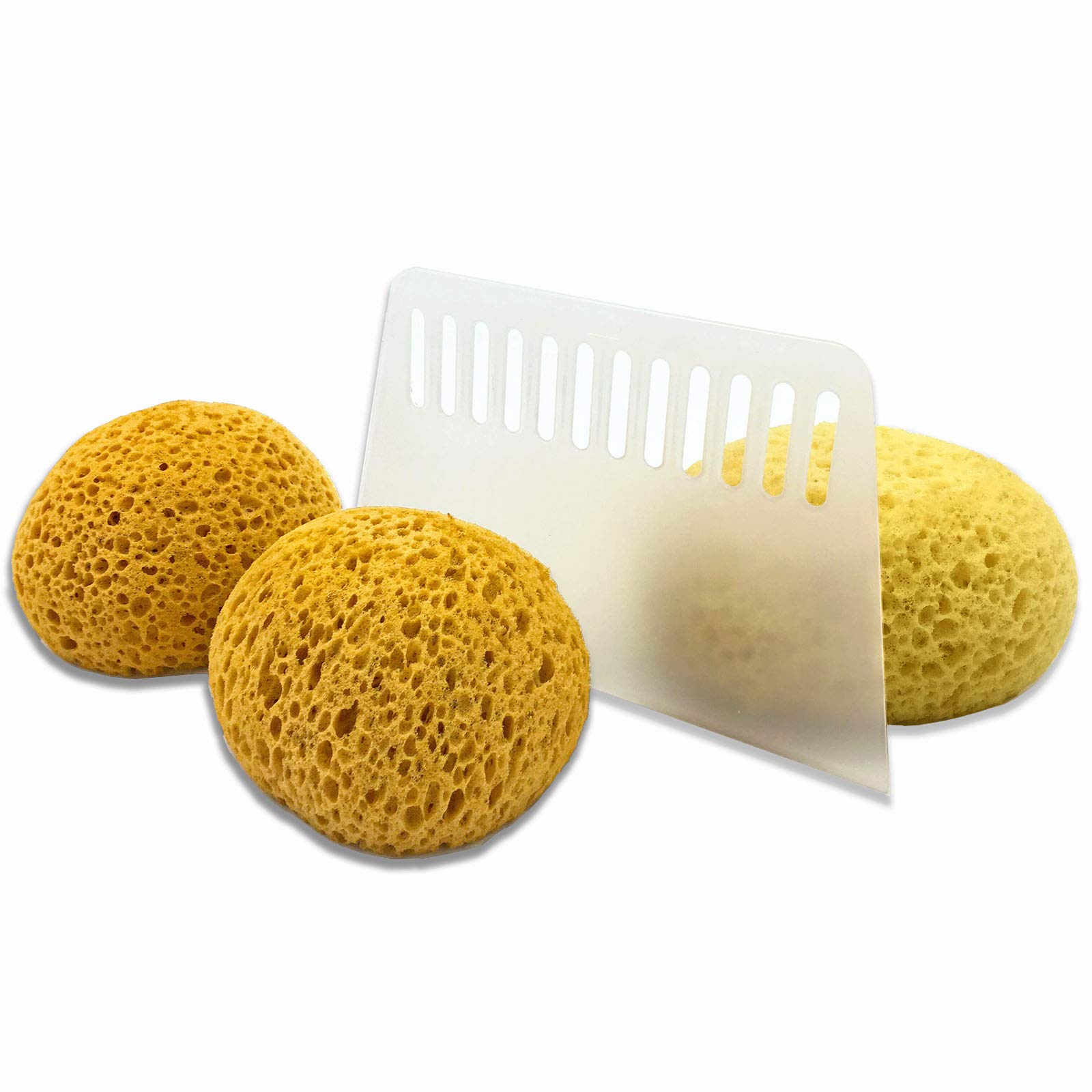 Knockdown Texture Sponge, 3 Pack Drywall Texture Patch Sponge, Ceiling Texture Sponge for Drywall Patch, Drywall Repair, DIY Painting Ceiling