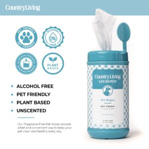 Silver Paw Fragrance-Free Wipes for Dogs, Dog Wipes Cleaning & Pet-Friendly with Plant-Based Formula, 1-Pack (Total of 75 Wipes)