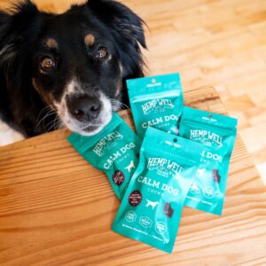 Hemp Well Calm Dog Soft Chews Relieves Anxiety, Calms and Relaxes Your Dog, Aids in Stress Relief and Behavioral Issues, Dog Travel, Organically Sourced Dog Calming Chews (8)