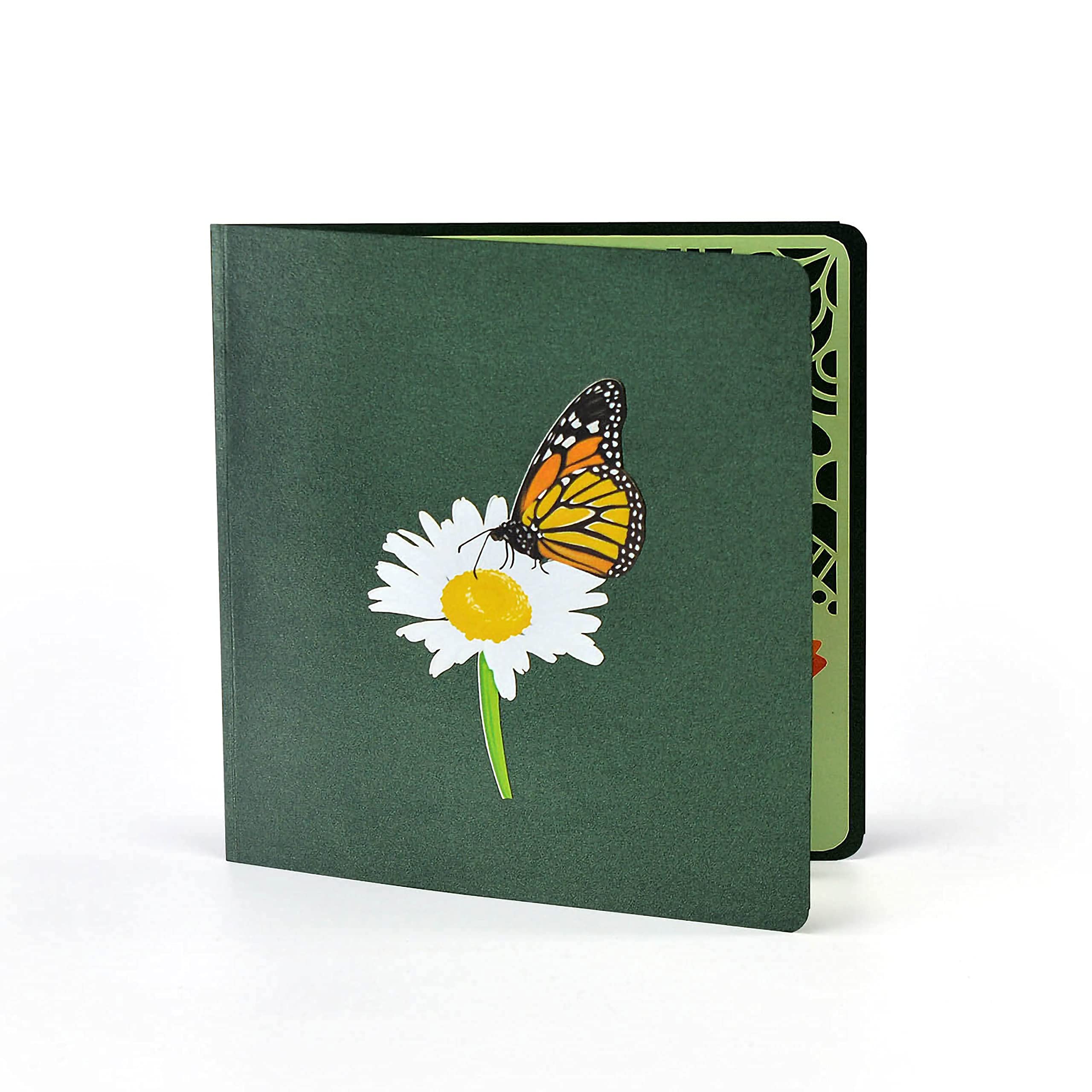 CUTPOPUP Mothers Day Card Pop Up, Birthday 3D Greeting Card (Daisy Flowers)