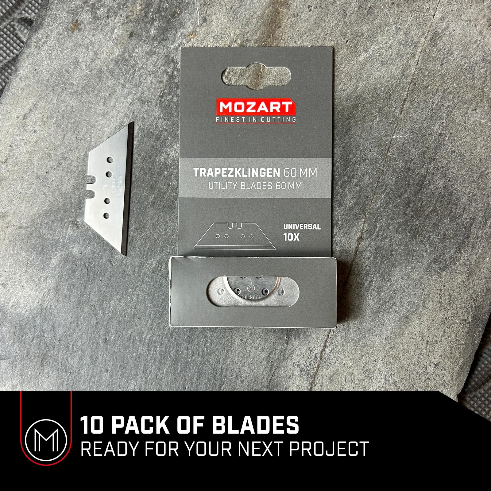 Mozart Trapezoidal Blades, Universal (10 Pack)