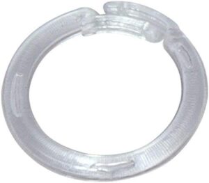 fabrics and drapes small clear plastic split rings home sewing for shades and valances - roman shade rings - style #a02sp (1000)