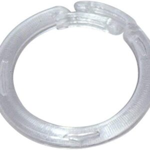 Fabrics and Drapes Small Clear Plastic Split Rings Home Sewing for Shades and Valances - Roman Shade Rings - Style #A02SP (1000)