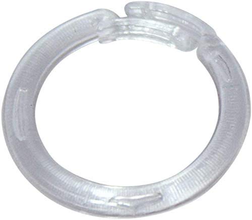 Fabrics and Drapes Small Clear Plastic Split Rings Home Sewing for Shades and Valances - Roman Shade Rings - Style #A02SP (1000)