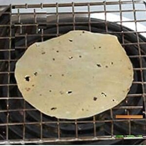 Sriyug Papad Jali Stainless Steel Wire Roaster Rack Papad Jali With Wooden Handle Roasting Net Roast Grill Chapati Toast Roti Papad And More...