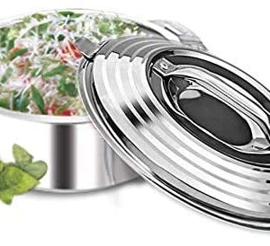 Sahishnu Online And Marketing Stainless Steel Stockpot for Chapati or Chapati Dabba