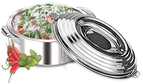 Sahishnu Online And Marketing Stainless Steel Stockpot for Chapati or Chapati Dabba