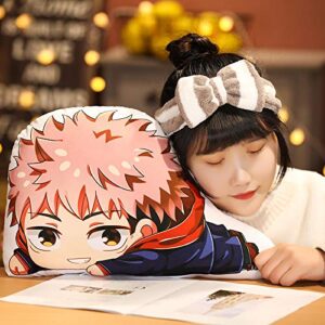 QAHEART Anime Plush Pillow Toy Plush Doll Toys 3D Double-Sided Printing Throw Pillow Novelty Creative Soft Stuffed Anime Plush Toy Cushion Anime Fans Gift