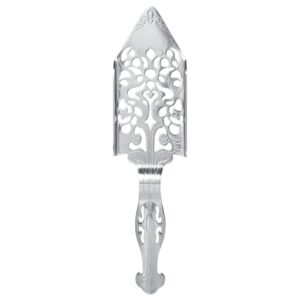 absinthe spoon, stainless steel wormwood spoon, 4 optional types, bitter scoop glass cup drinking filter, bar cocktail tea coffee stirring slotted spoon(#1)