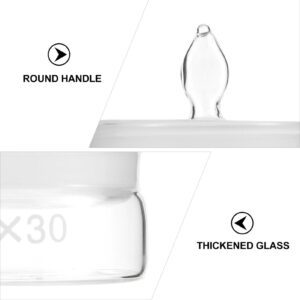 Scicalife Glass Weighing Bottle In Low Form with Interchangeable Ground Stopper Weighing Specific Gravity Bottle Laboratory Equipment 60 * 30mm