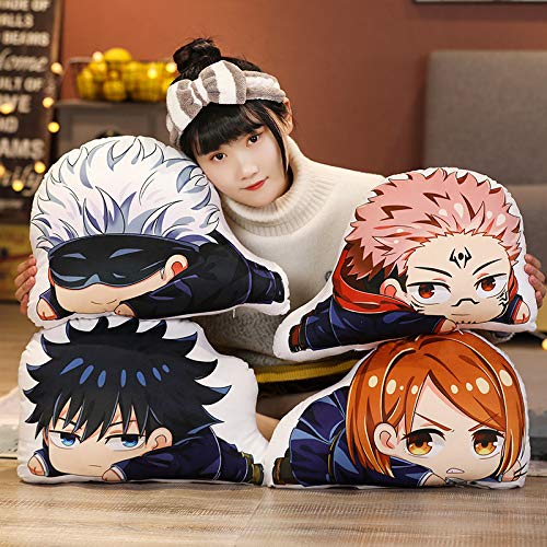 QAHEART Anime Plush Pillow Toy Plush Doll Toys 3D Double-Sided Printing Throw Pillow Novelty Creative Soft Stuffed Anime Plush Toy Cushion Anime Fans Gift