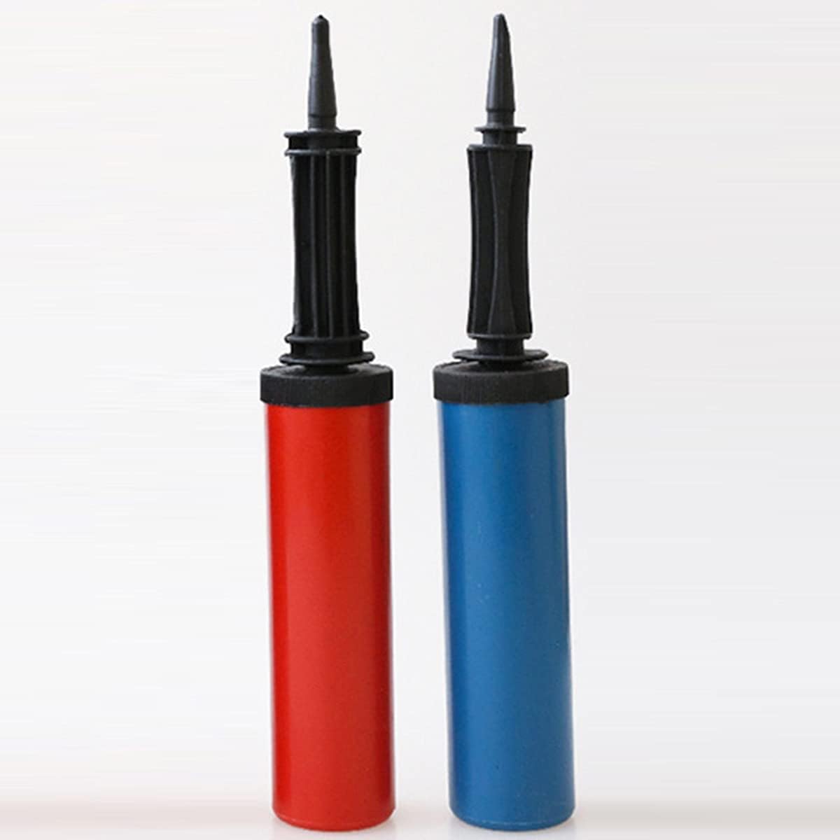 Red & Blue 2-Pack Manual Balloon Pump, Two-Way Handheld Air Pump for Kids’ Party Balloons Supplies Accessories, Balloon Inflator by Hand, Manual Pump for Children's Balloon