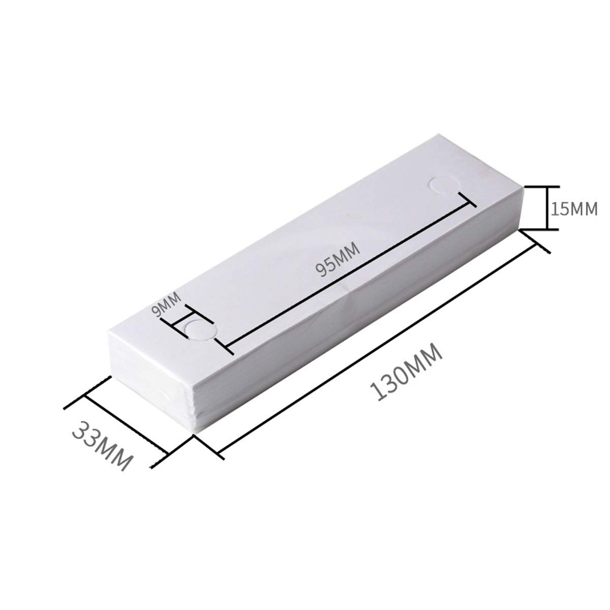 1 Pack Approx 300 Sheets Universal Chin Rest Paper for Ophthalmic Equipment for Auto Refractometer and Auto Perimeters (33 x 130 mm, White)