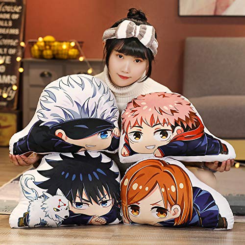 QAHEART Anime Plush Pillow Toy Plush Doll Toys 3D Double-Sided Printing Throw Pillow Novelty Creative Soft Stuffed Anime Plush Toy Cushion Anime Fans Gift