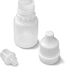 EXTEND LAB 10 PCS 5ml Plastic Dropper Bottle - Squeezable Eye Dropper Bottles - Refillable Mini Dropper Bottles with Srew Cap - Ideal for Essence, Oil