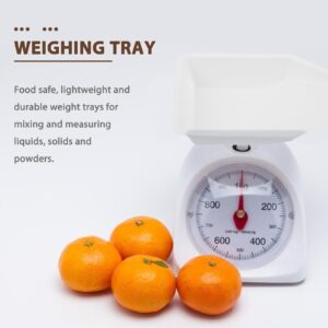 Weighing Pans for Kitchen Food Cooking, Portioning, Lab Test Weight Digital Scale Weighing Tray 10 Pcs