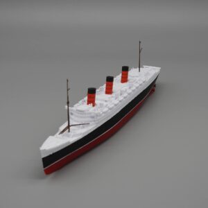 RMS Queen Mary Model 1 Foot in Length (Model)