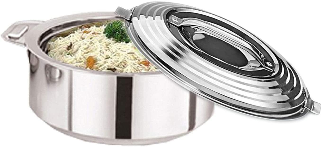 Sahishnu Online And Marketing Stainless Steel Stockpot for Chapati or Chapati Dabba