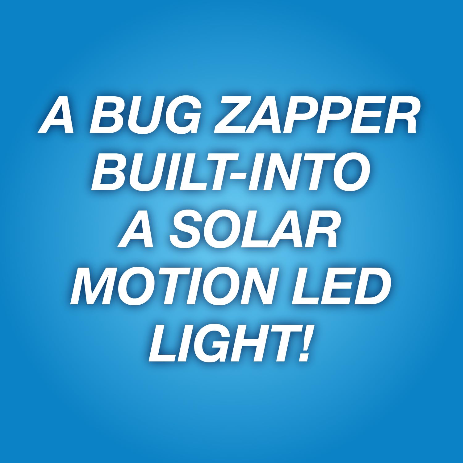 PIC 2-in-1 Solar Bug Zapper and Motion Sensor LED Light, Outdoor Electric Insect Killer, Mosquito Fly Zapper Trap for Outdoor Use (3 Pack)