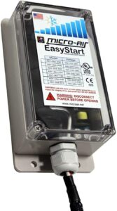 easystart micro-air 368 advanced soft starter (asy-368-x72-blue), air conditioner soft start works with generator, start air conditioners at less power, automotive & rv use, 6 ton compressor