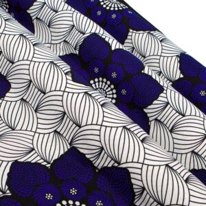 African Fabric 6 Yard Printed Wax Cloth African Ankara Fabric for Party Dress fp6343