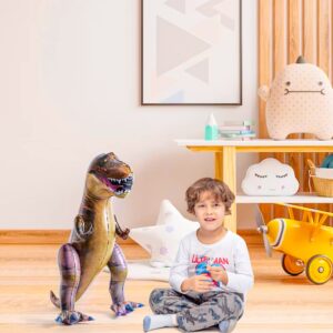 JOYIN T-Rex Dinosaur Inflatable, Tyrannosaurus Rex Inflatable Dinosaur Toy for Party Decorations, 30" Dinosaur Birthday Party Gift for Kids and Adults