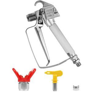 tpaitlss airless paint spray gun，airless spray gun with 517 tip fit most airless paint sprayer