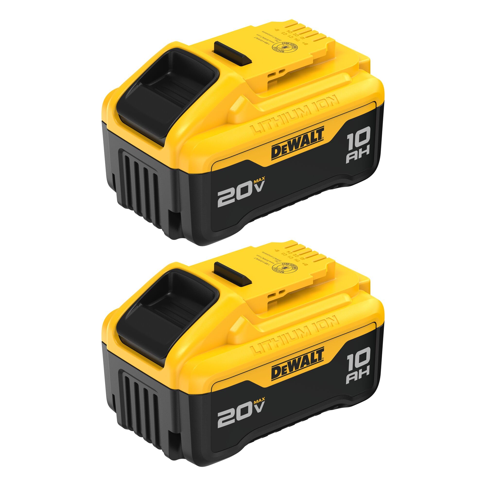 DEWALT 20V MAX 10 Ah Lithium Ion Battery 2-Pack (DCB210-2)