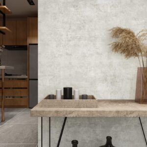 VEELIKE 15.7''x354'' Concrete Contact Paper for Countertops Waterproof Light Concrete Wallpaper Texture Peel and Stick Concrete Wall Paper Self Adhesive Cement Murals Removable for Cabinets Furniture