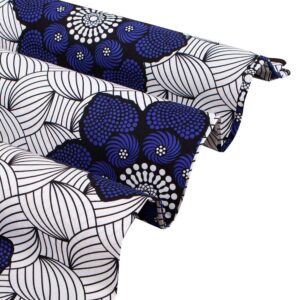 African Fabric 6 Yard Printed Wax Cloth African Ankara Fabric for Party Dress fp6343