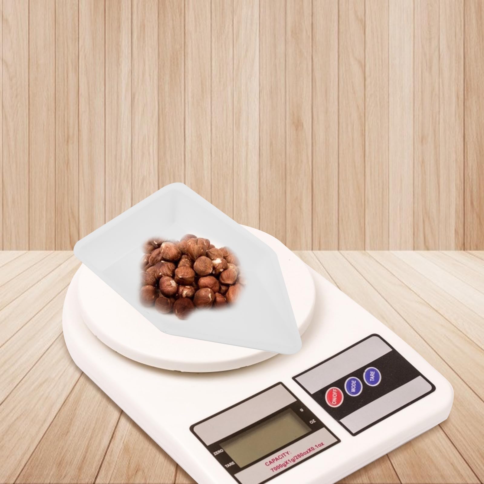 Weighing Pans for Kitchen Food Cooking, Portioning, Lab Test Weight Digital Scale Weighing Tray 10 Pcs