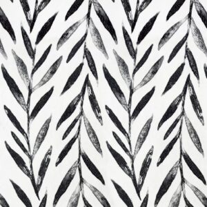 wudnaye black and white peel and stick wallpaper leaf contact paper 17.7 inch × 118.1 inch black and white contact paper peel and stick wallpaper for bathroom self adhesive decorative wall paper