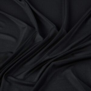 zelouf fabrics black triple mesh - fabric by the yard - solid, printed, and novelty fabrics ideal for sewing garments, wedding dresses, costumes, special occasions, tablecloths, crafts, and diy…