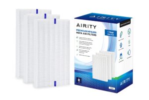 hpa300 air purifier filters compatible with honeywell hpa300 by airity | includes 3 hepa r filters | honeywell air purifier filter replacement compatible for honeywell r filter | honeywell hpa300