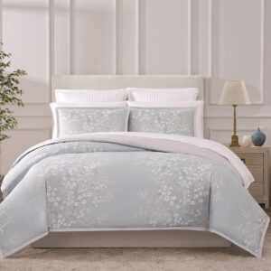 Charisma - King/California King 3 Piece Duvet Cover + Sham Set - Terra Collection - Grey